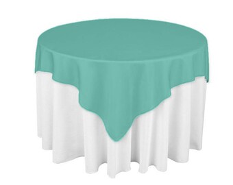 Aqua tablecloth | Etsy