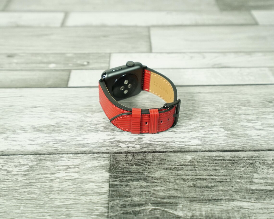 Red Apple Watch Band 42mm apple Watch 4/5/6/7/8 44/45 - Etsy