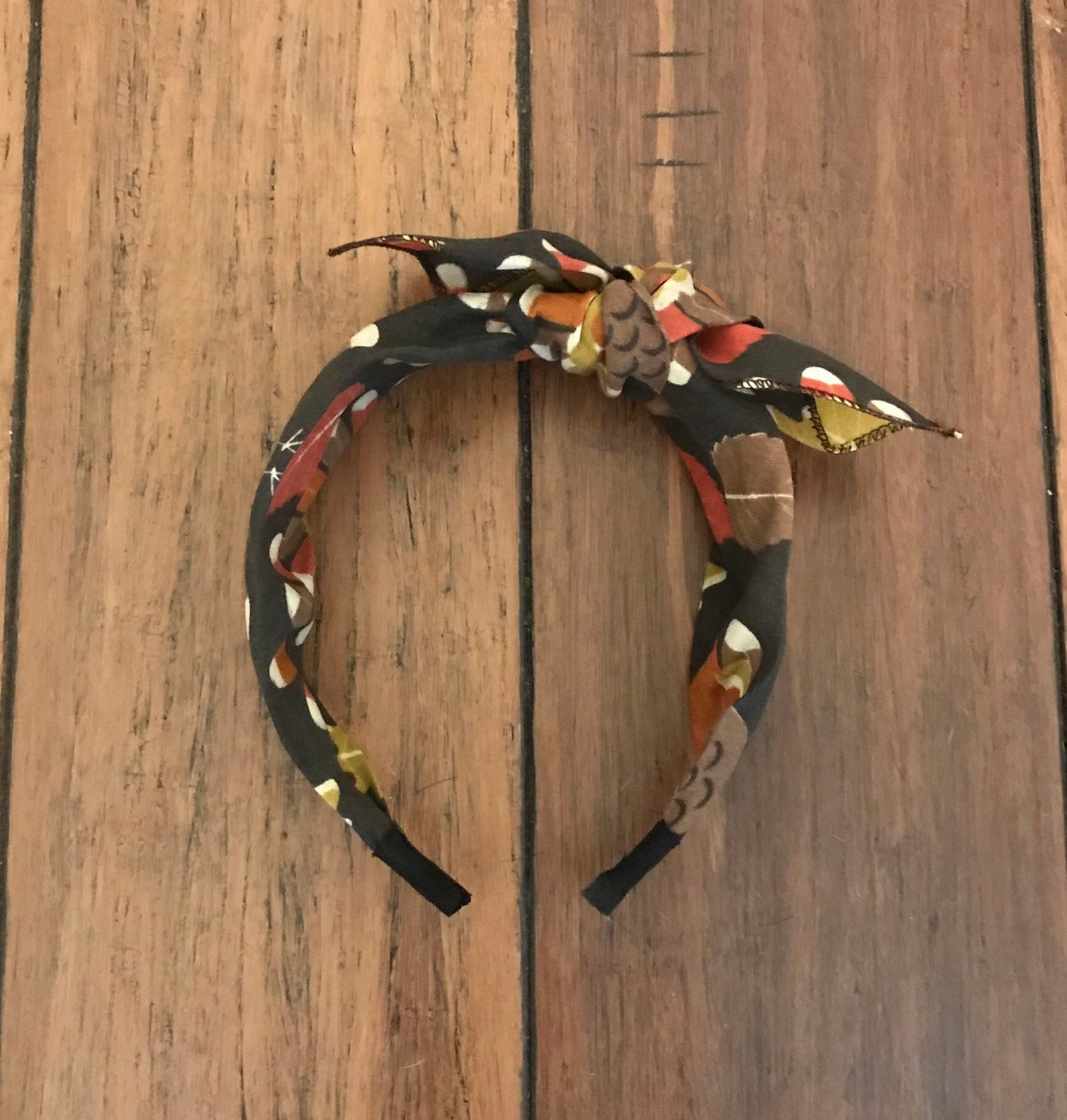 Thanksgiving Turkey Bandana Top Knot Headband | Etsy