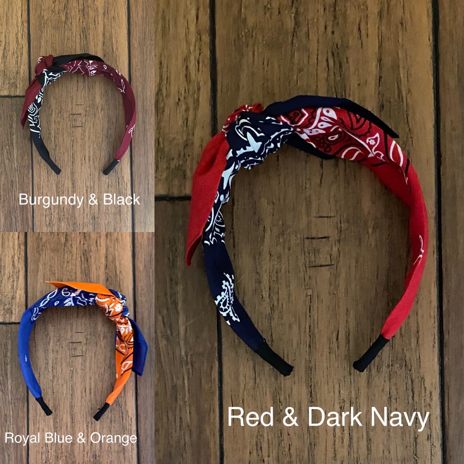 Spirit Bandana Knot Tie Headband - Etsy