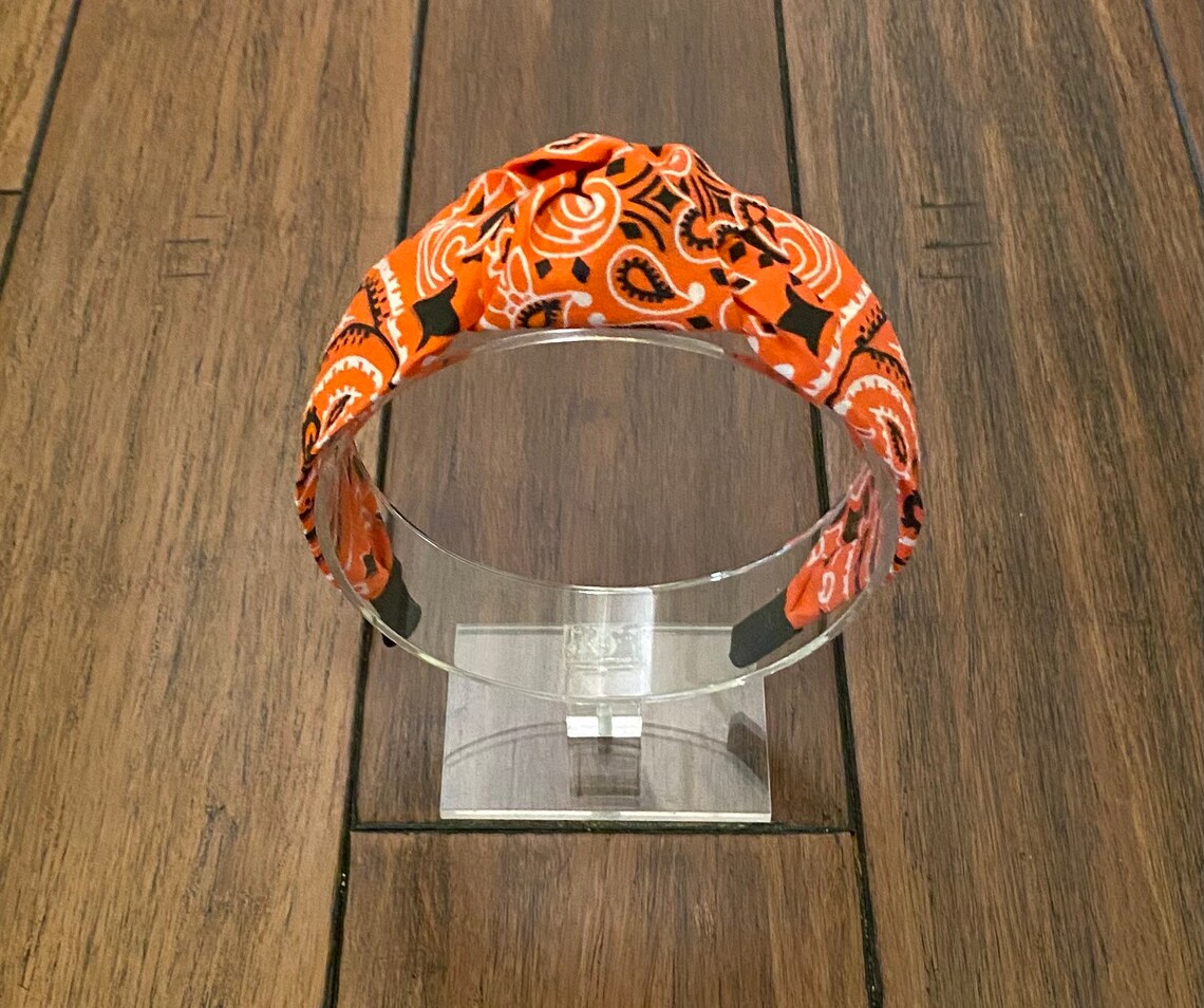 Coral Top Knot Headband - Etsy