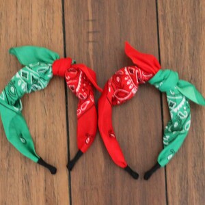 Spirit Bandana Knot Tie Headband | Etsy