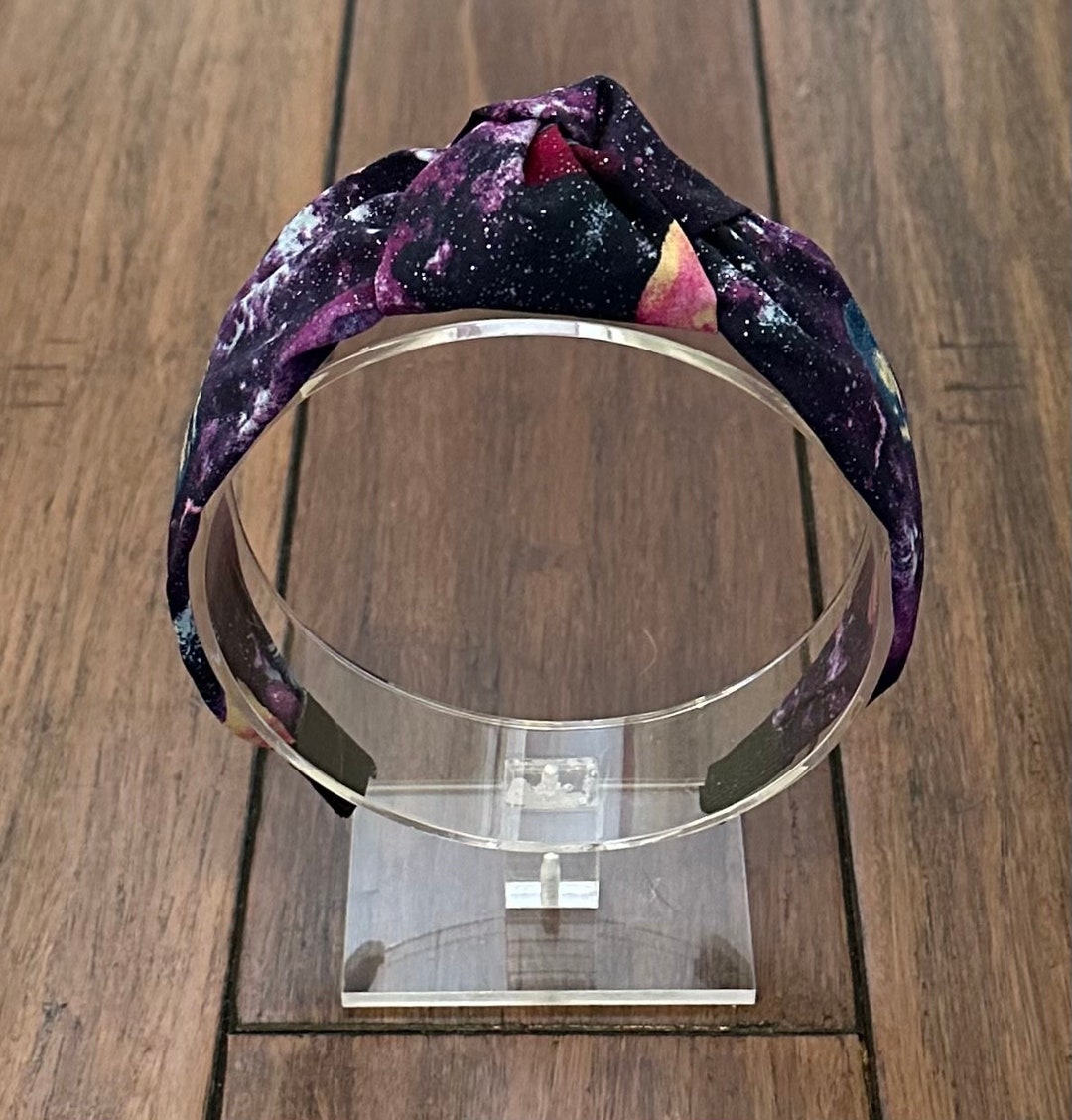 Sparkling Solar System Top Knot Headband - Etsy