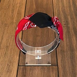 Spirit Bandana Knot Tie Headband - Etsy