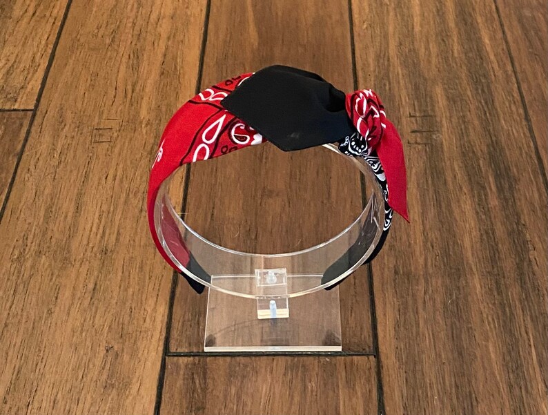 Spirit Bandana Knot Tie Headband - Etsy