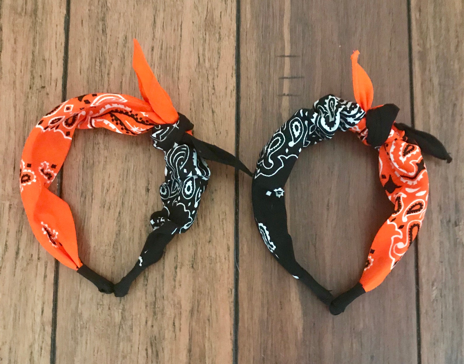 Spirit Bandana Knot Tie Headband | Etsy