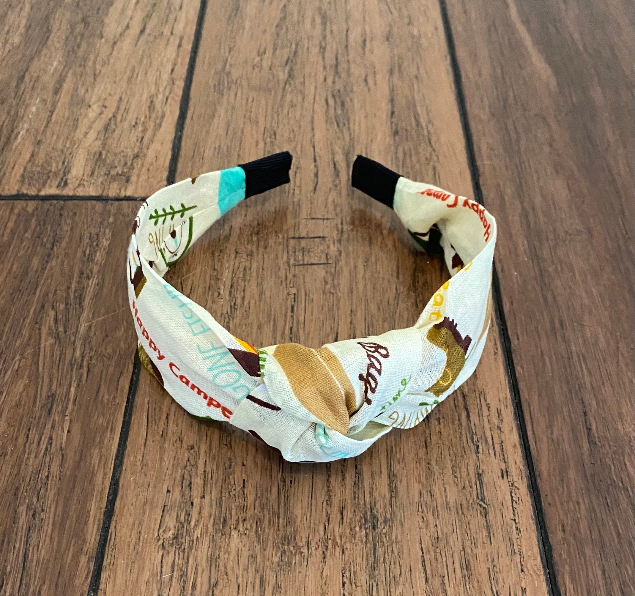 Camping Bandana Knot Tie Headband - Etsy