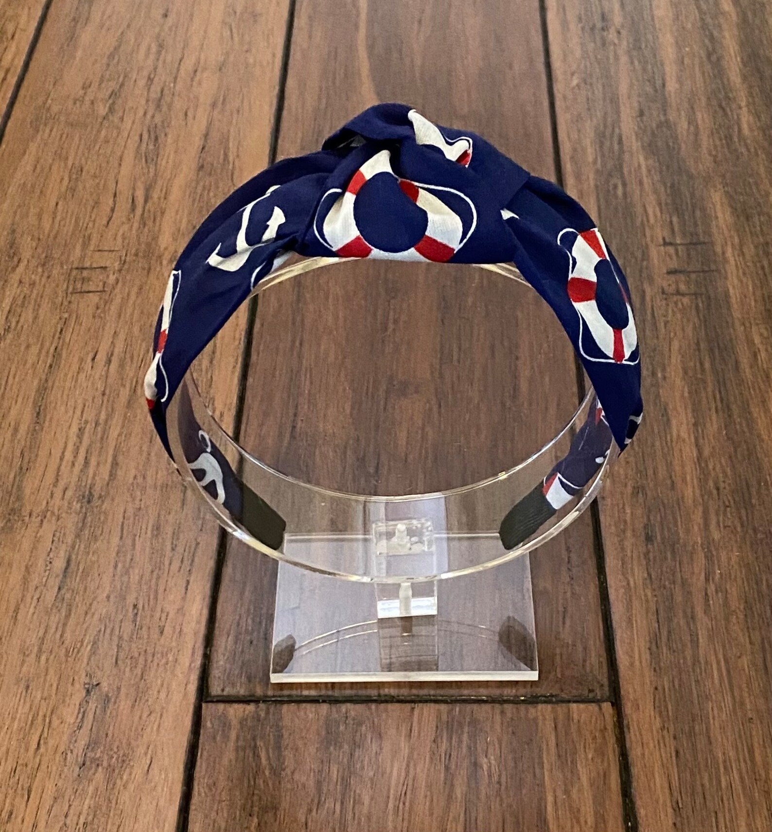 Nautical Bandana Top Knot Headband - Etsy