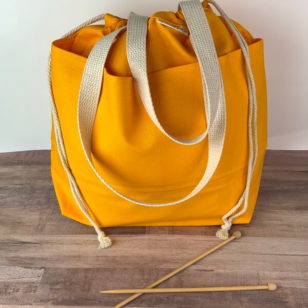 Knitting Project Bag - Etsy