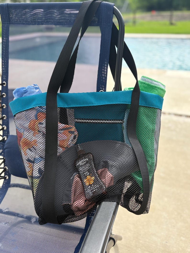 Sandy Days Mesh Beach Bag Sewing Pattern Tutorial - Etsy