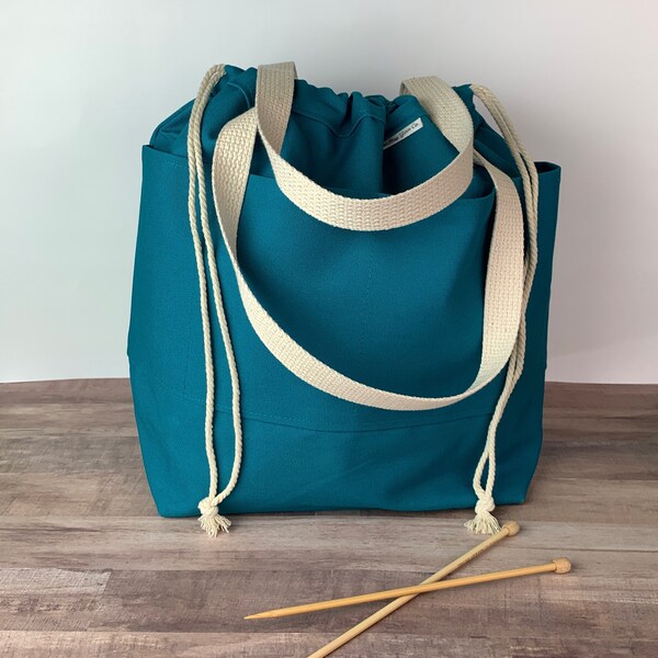 Knitting Project Bag - Etsy