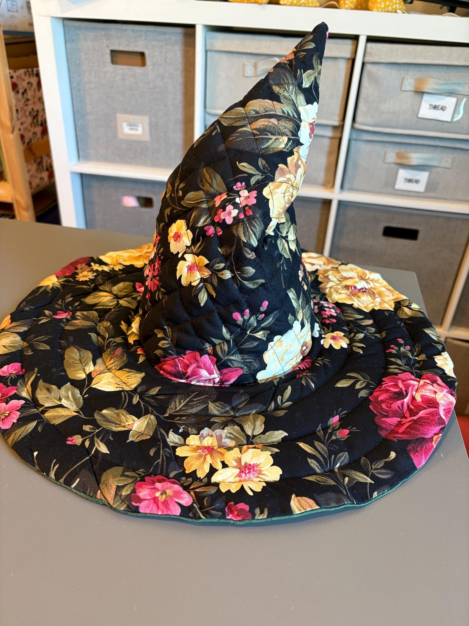 Quilted Wende Witch Hat Sewing Pattern Tutorial PDF Download - Etsy