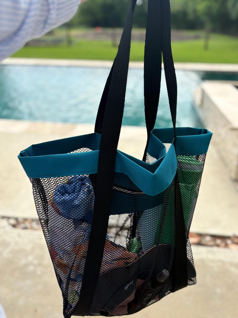 Sandy Days Mesh Beach Bag Sewing Pattern Tutorial - Etsy