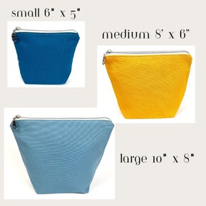 DIY Zipper Pouch Bag Sewing PATTERN, PDF Digital File, Beginner Easy ...