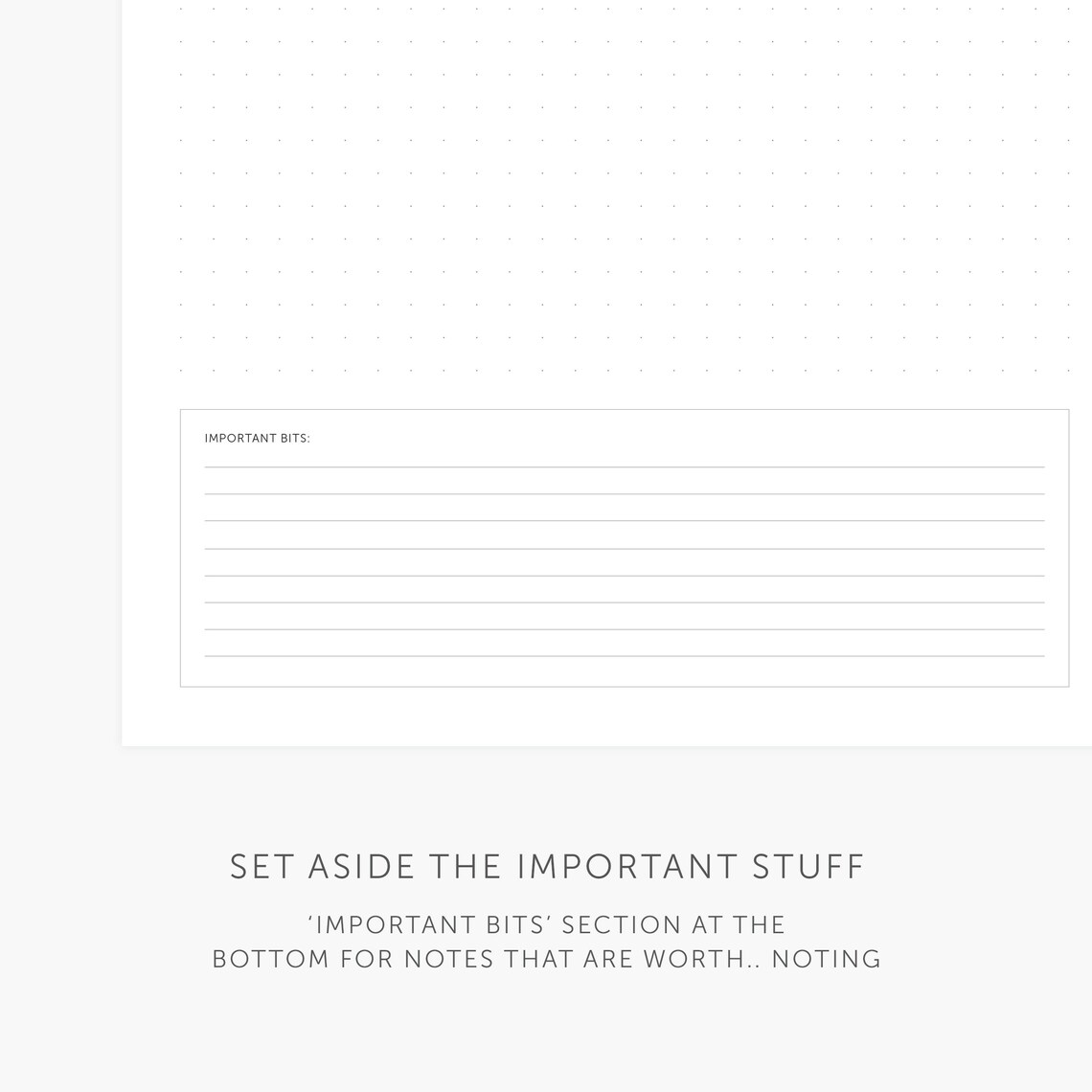 Brain Dump Printable, Notes Printable, Brain Dump Template, Notes Page ...