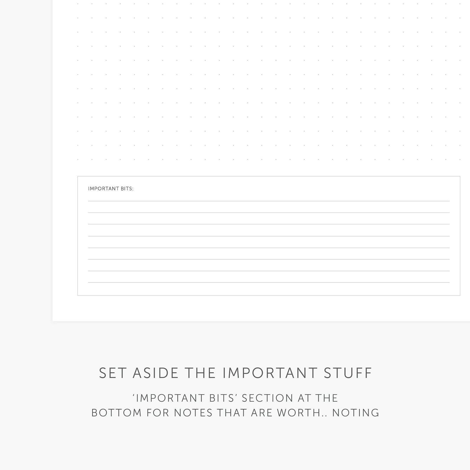 Brain Dump Printable, Notes Printable, Brain Dump Template, Notes Page ...