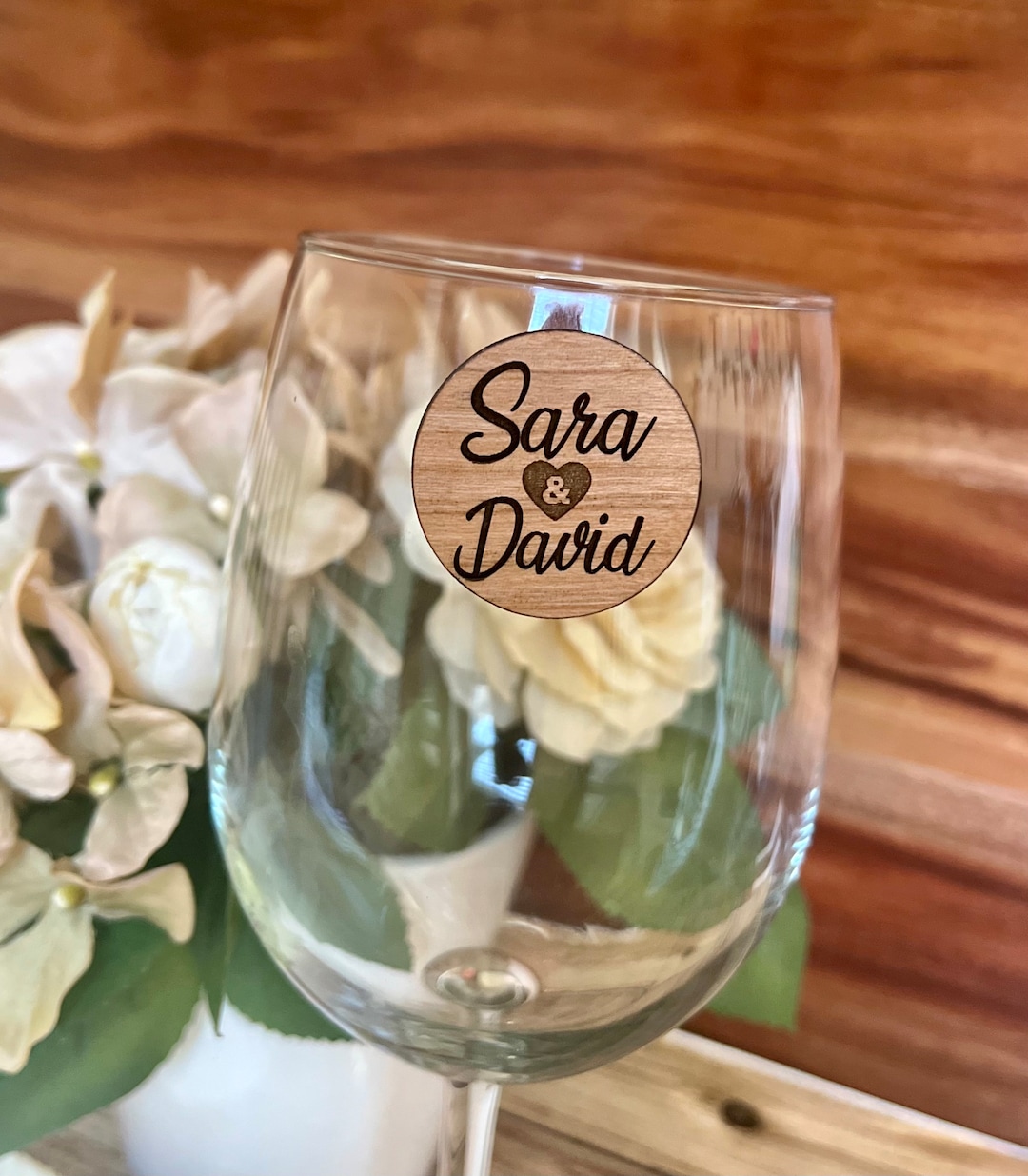 Personalized Wine Charm | Magnetic Wine Tag | Party Favor - Etsy