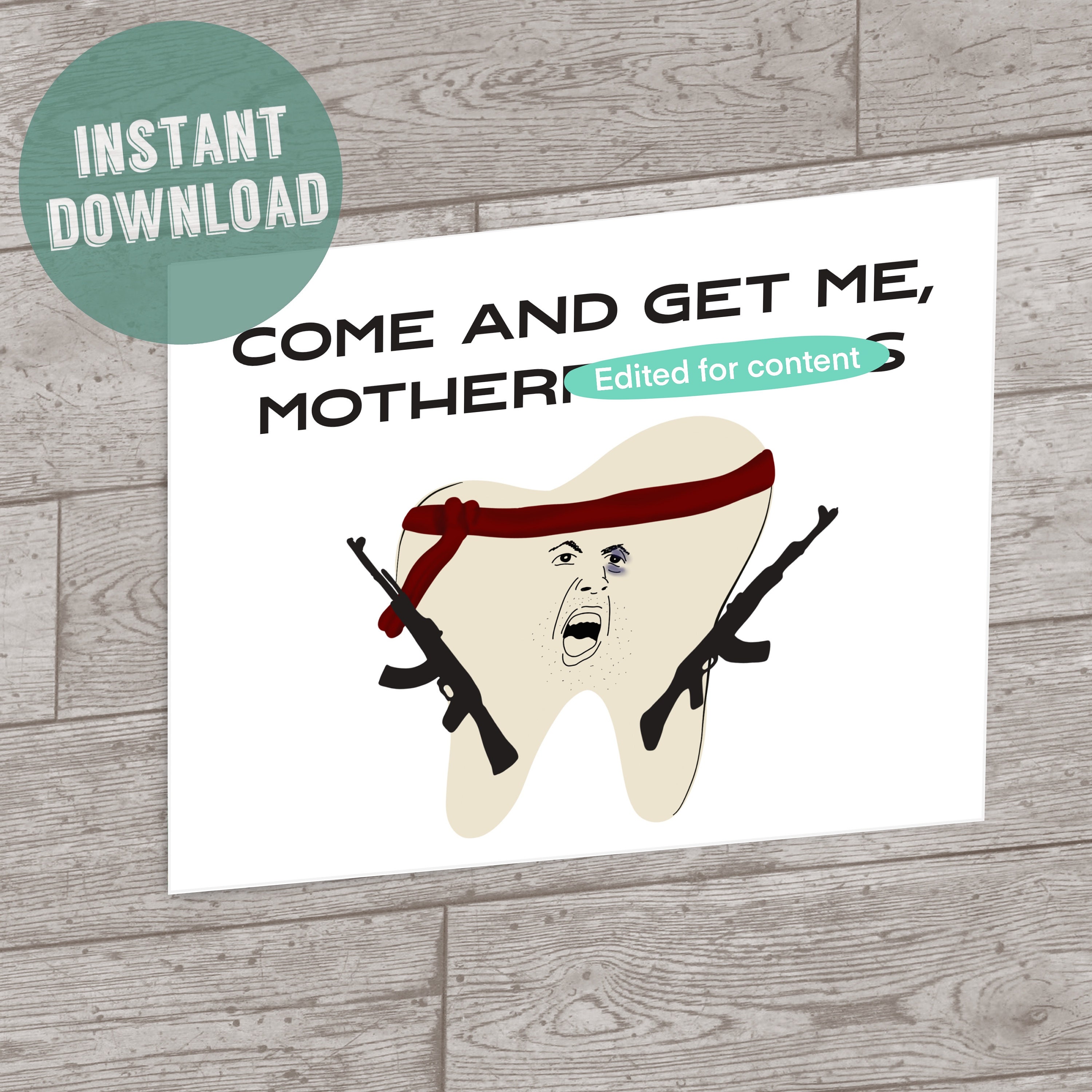 Dental Surgery Card (root Canal Card, Tooth Extraction Card, Dental ...