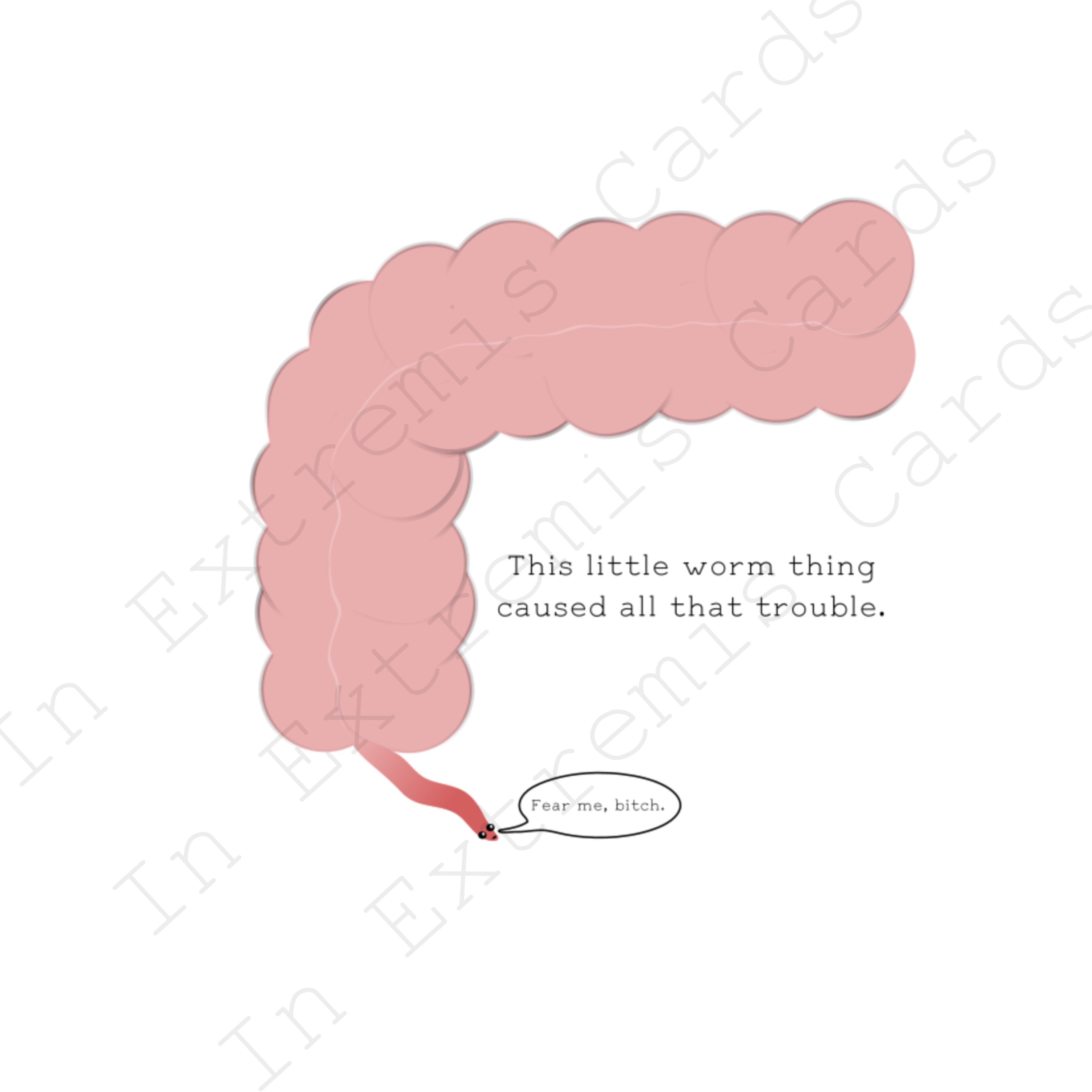Funny Appendectomy Card appendix, Appendicitis hospital Recovery ...