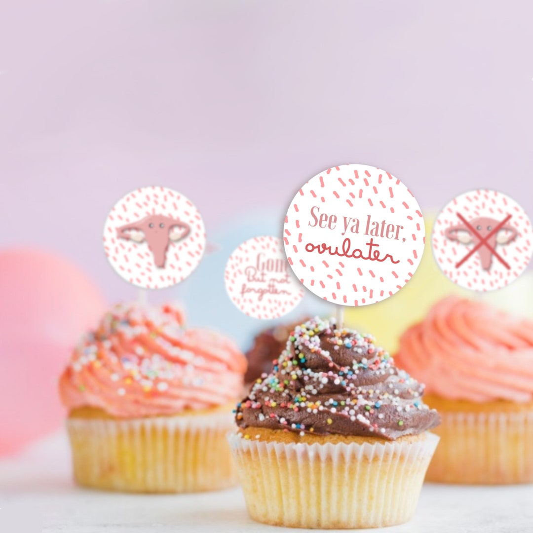 NEW Hysterectomy Party Cupcake Topper Decorations | Funny, Humor ...