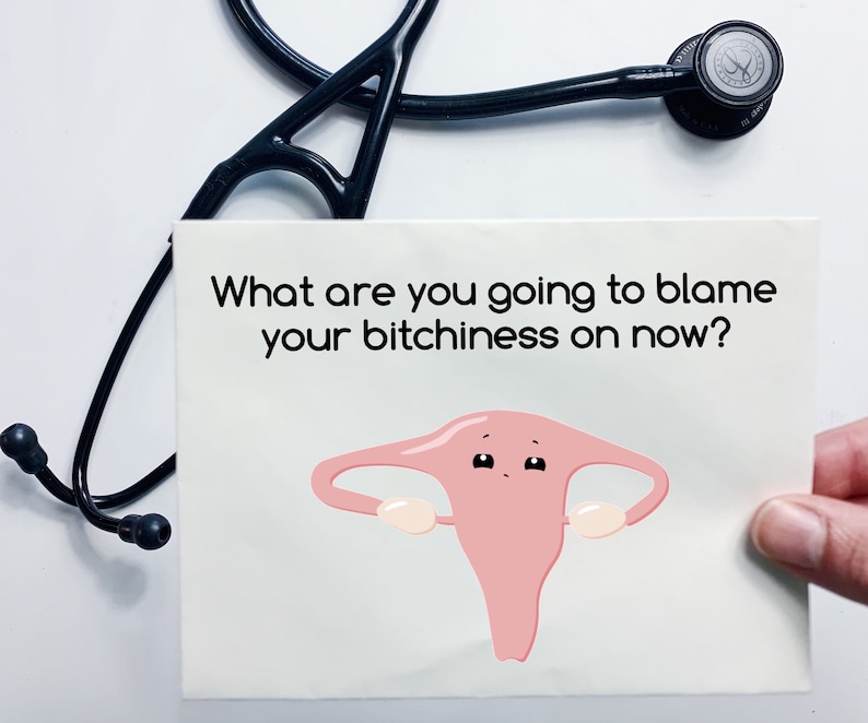 Funny Hysterectomy Get Well Greeting Card (uterus Removal Surgery ...