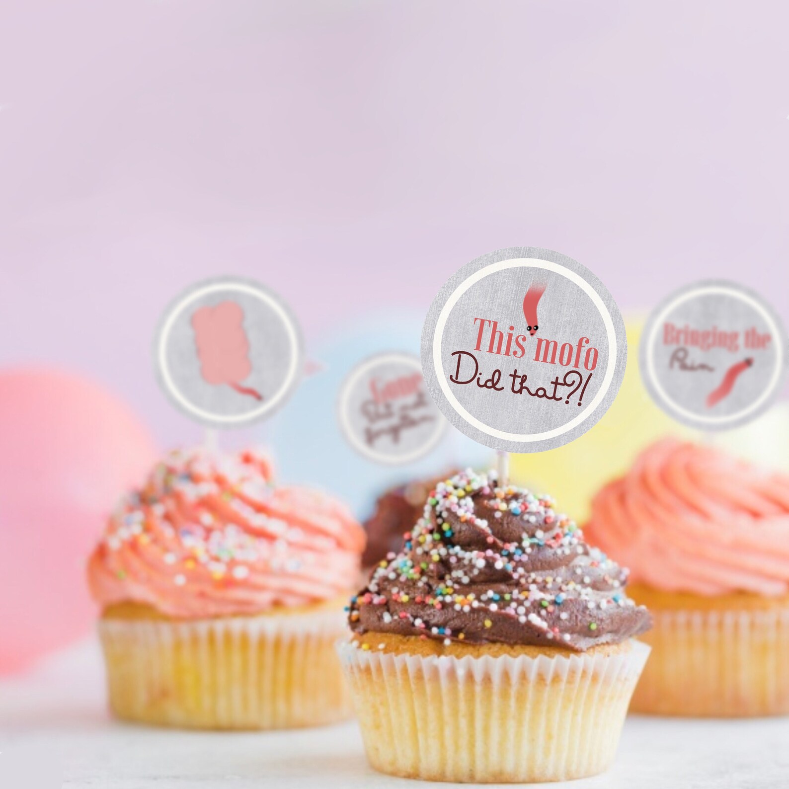 Appendix Surgery Party Cupcake Topper Decorations | Appendectomy ...