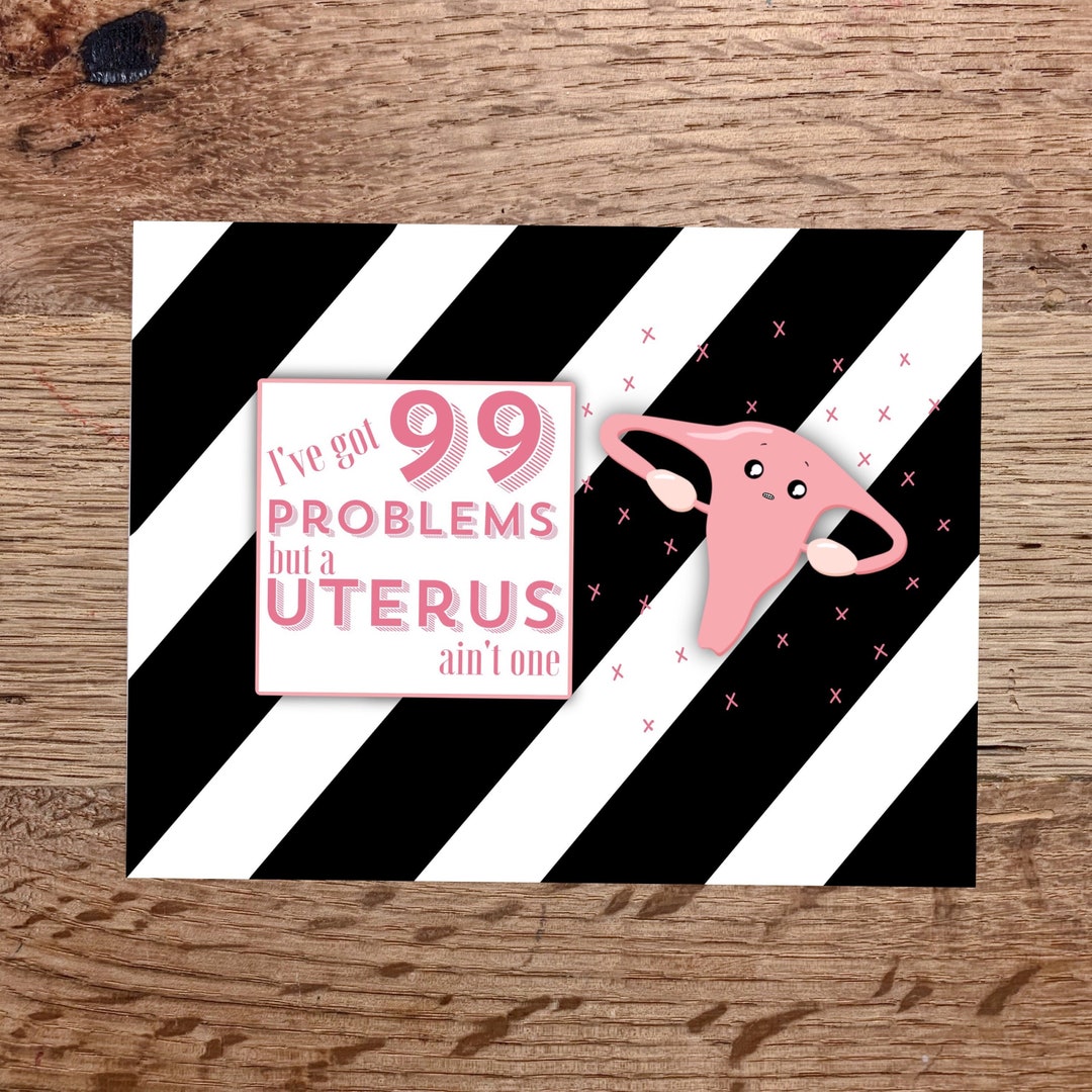 Funny Hysterectomy Get Well Greeting Card (99 Problems, Uterus Removal ...