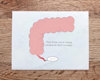 Funny Appendectomy Get Well Card (appendix Removal Surgery ...