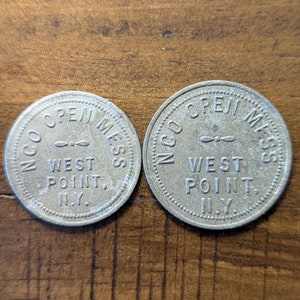 West Point, New York NY NCO Open Mess Military Good for 10 25 Cents ...