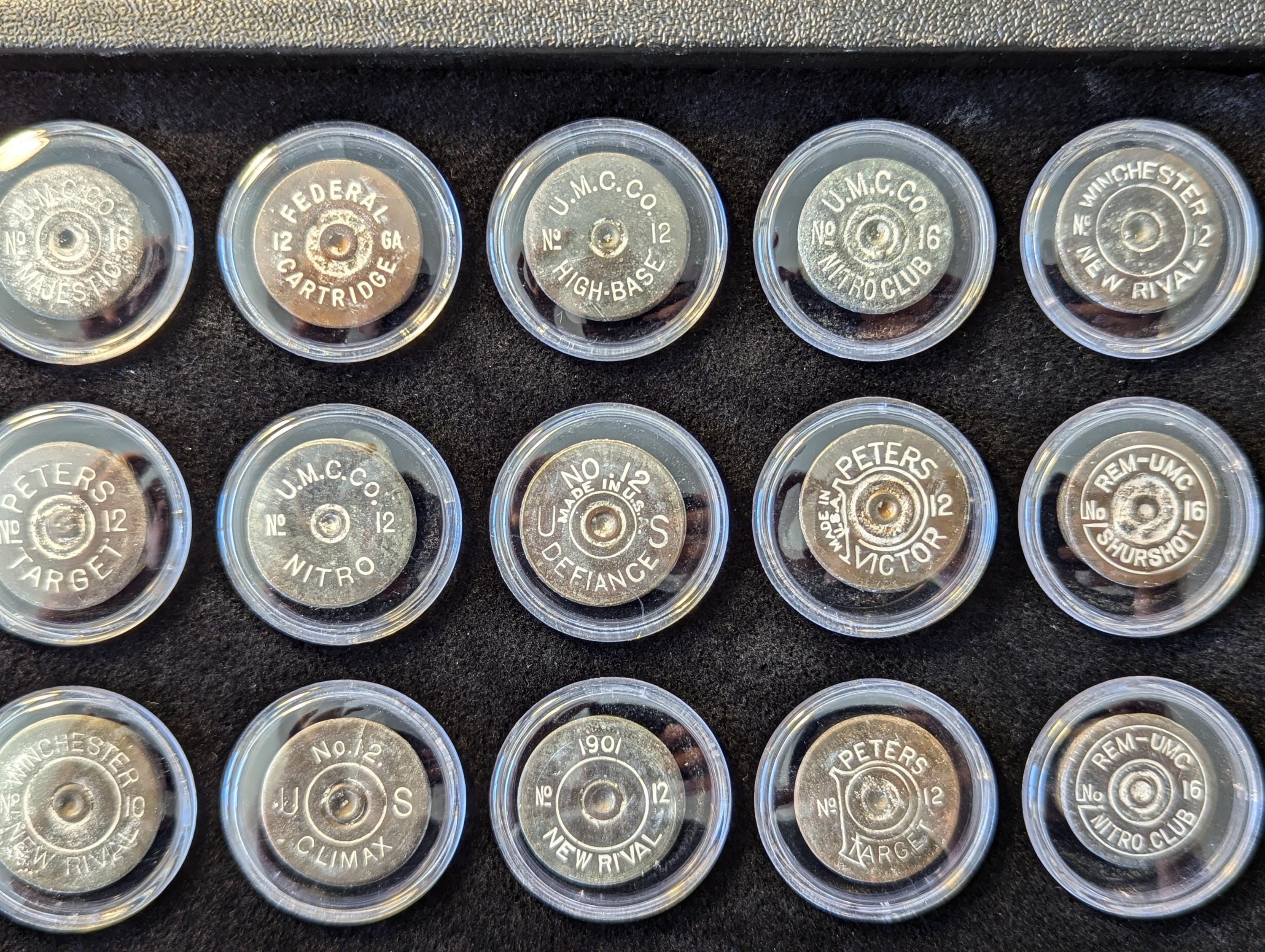 Vintage 1890's-1900's Shotgun Shell Headstamp Brass Bases Art ...