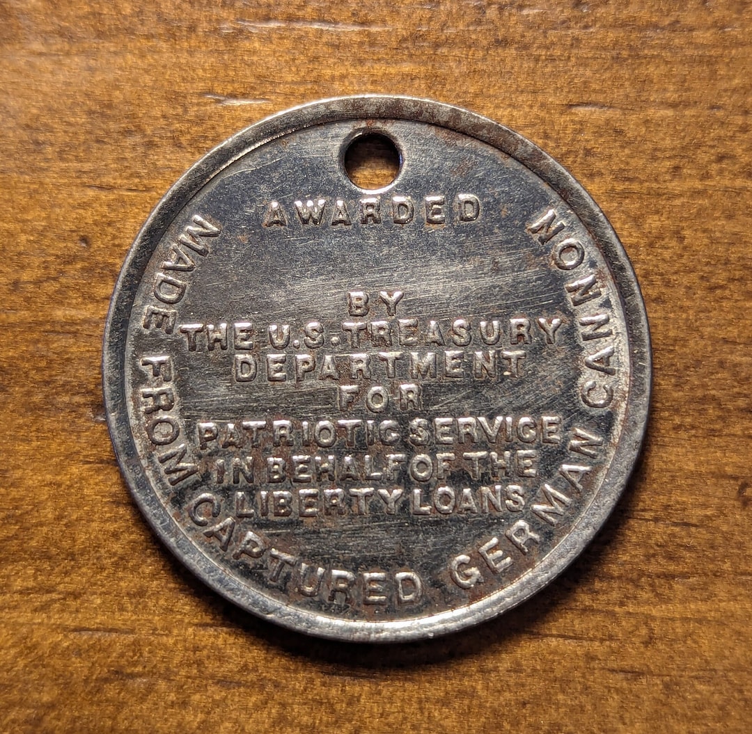 Vintage World War I WWI Victory Liberty Loan Made From Captured German ...