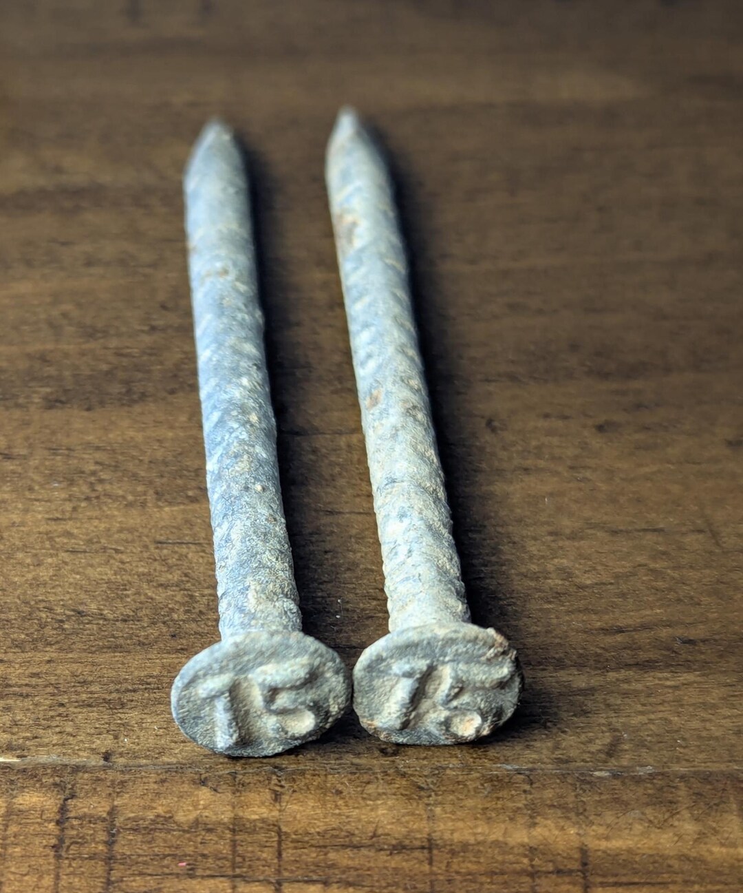 1915 Southern Pacific Railroad SPRR SPCO Date Nails Lot of 2 Great ...