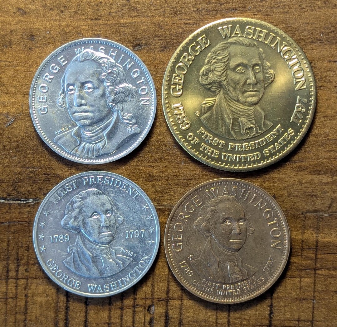 1789-1797 George Washington 1st President United States Commemorative ...