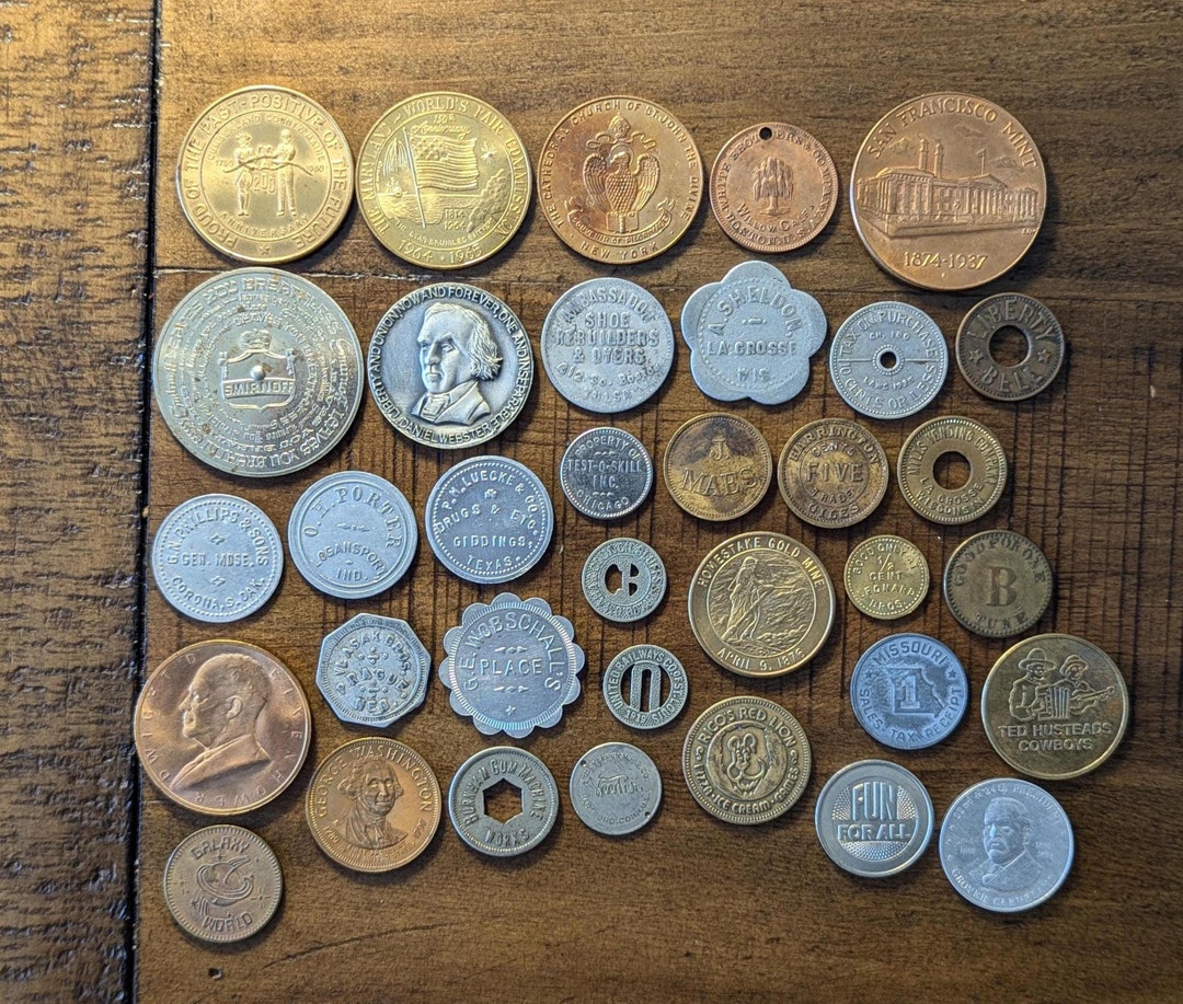 Instant Collection Coins Arcade Trade Tax Transit Good Luck Tokens ...