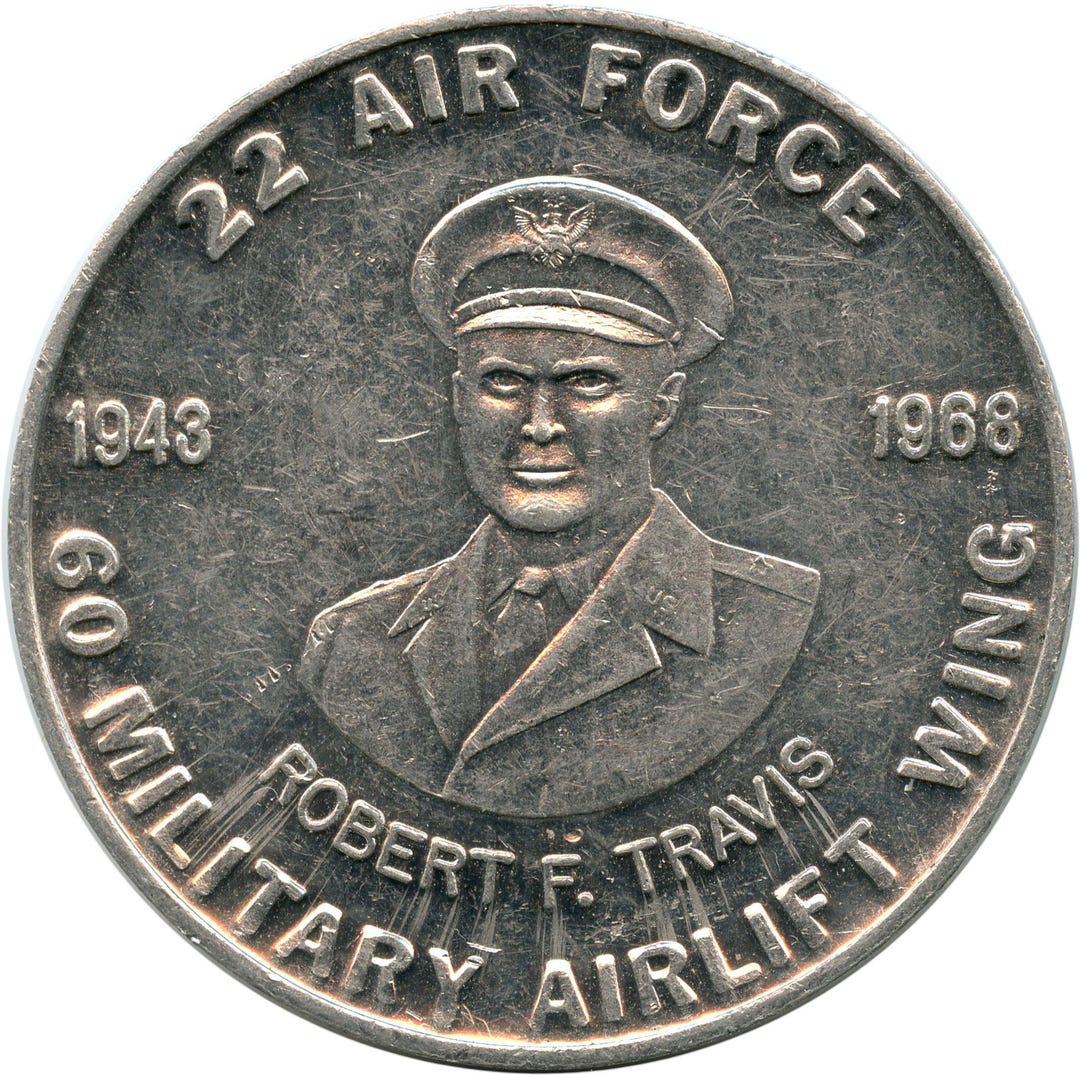 1968 Travis Air Force Base, California CA Robert F. Travis Military ...