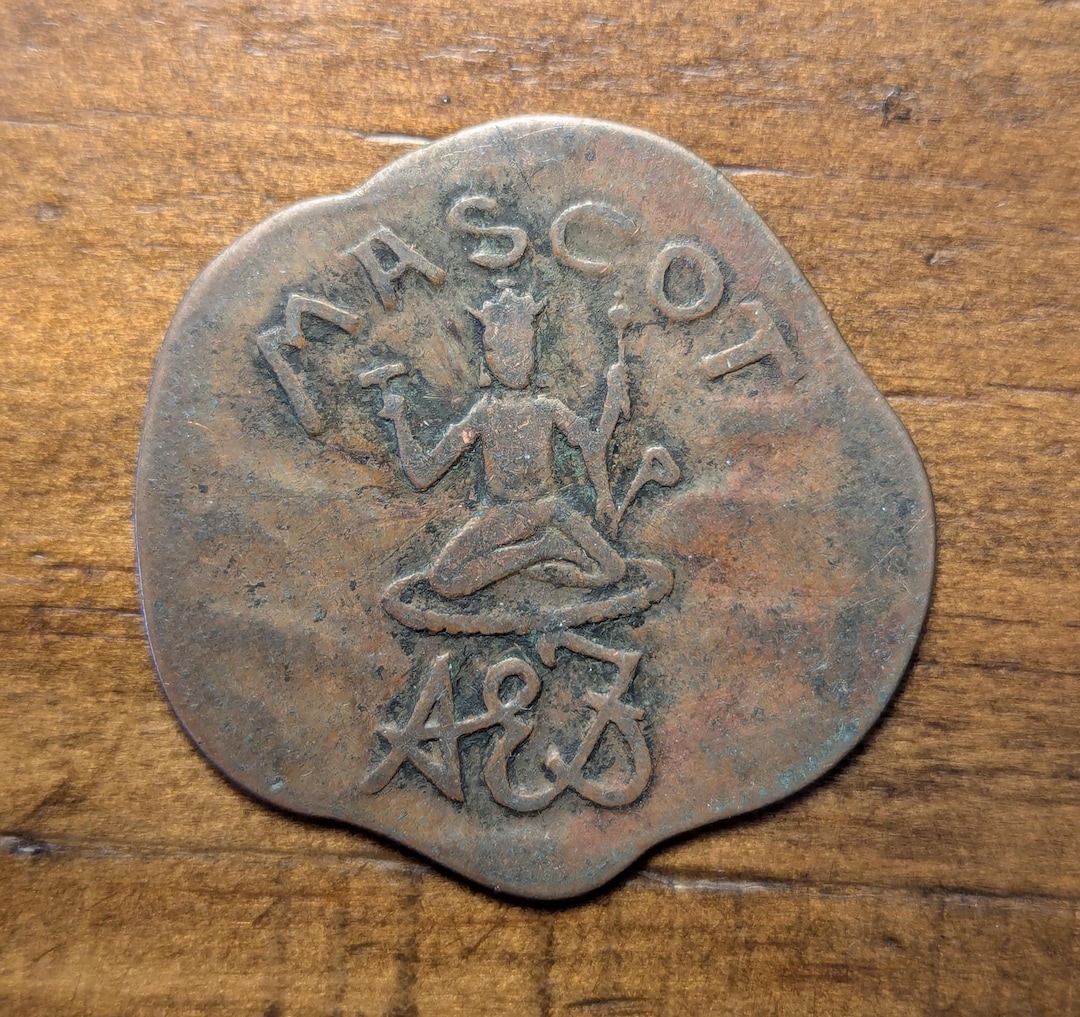 1905 Anna Eva Fay AEF Magician Bronze Mystic Hindu Mascot Magician ...
