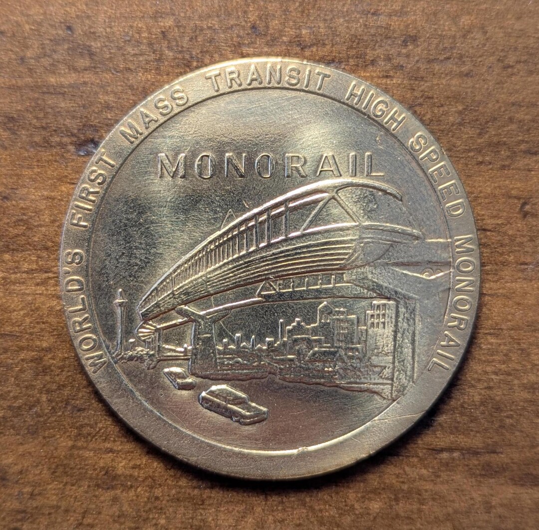 1962 Seattle, Washington Century 21 Worlds Fair Monorail Mass Transit ...