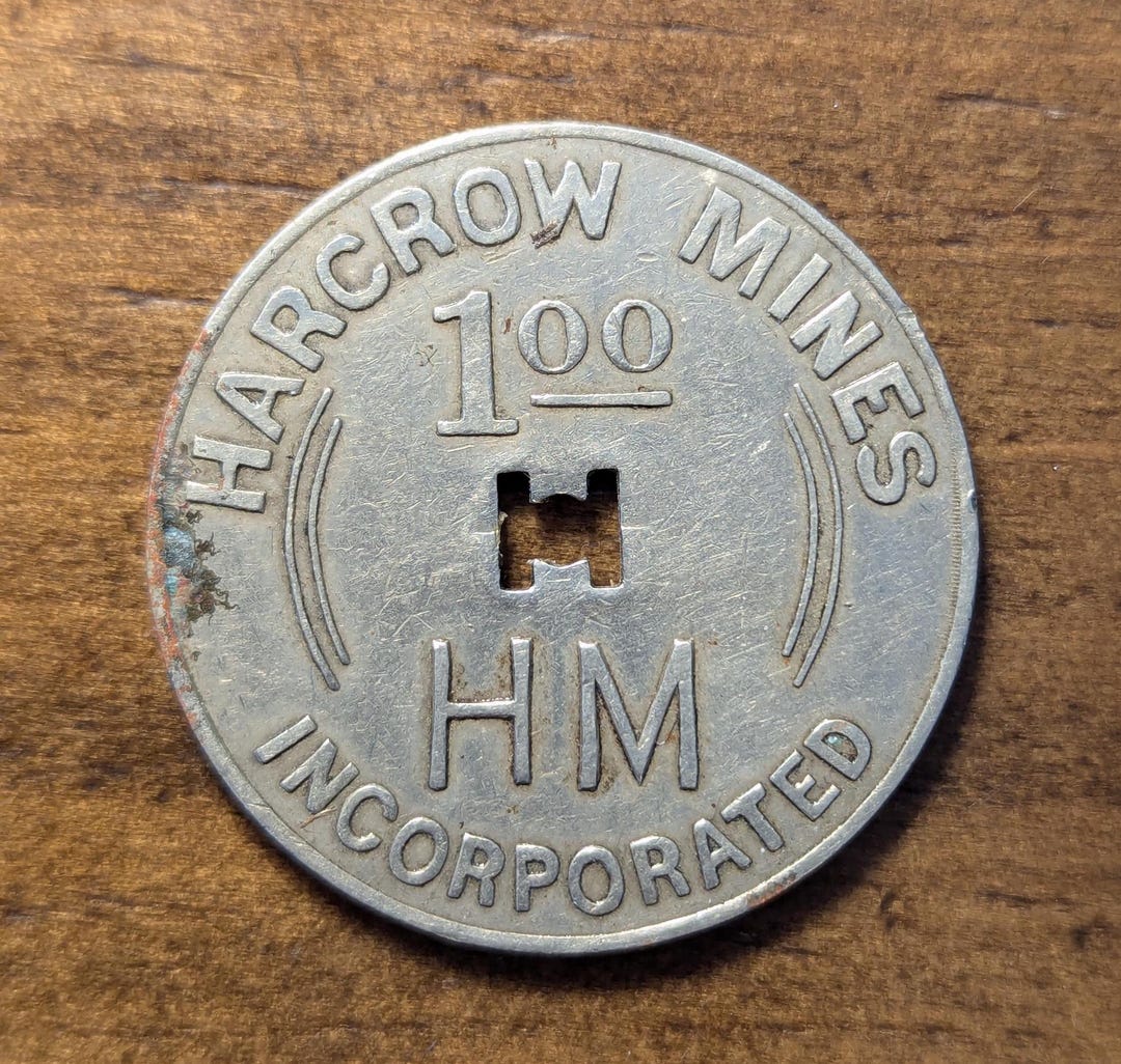 Evarts, Kentucky KY Harcrow Mines Coal Co. 1.00 Company Store Employee ...