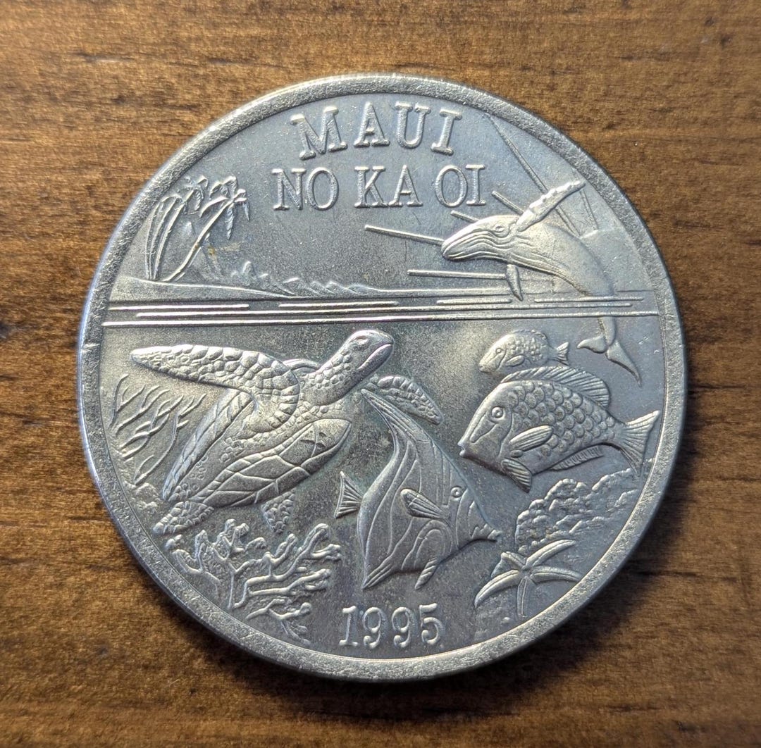 1995 Maui, Hawaii HI No Ka Oi Turtle Fish Whale Sunrise Images so ...