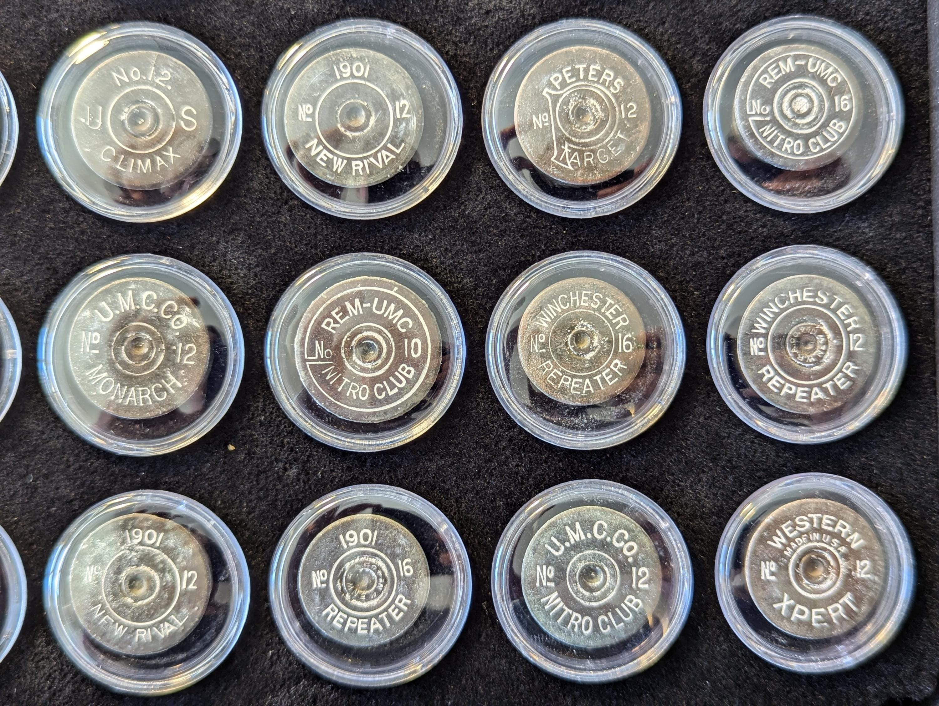 Vintage 1890's-1900's Shotgun Shell Headstamp Brass Bases Art ...