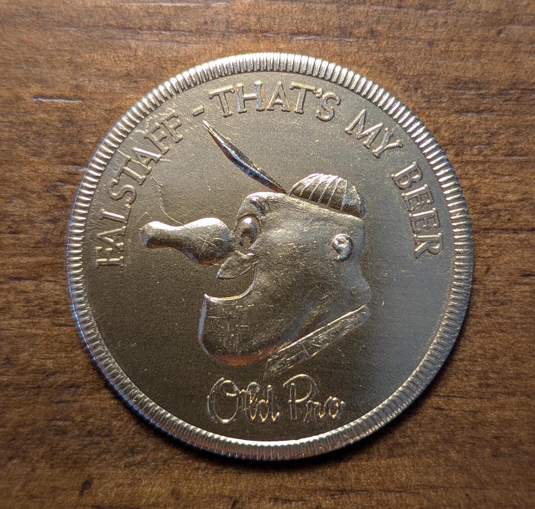 1959 Falstaff That's My Beer Old Pro Bowling Pin Nose Vintage Beer ...