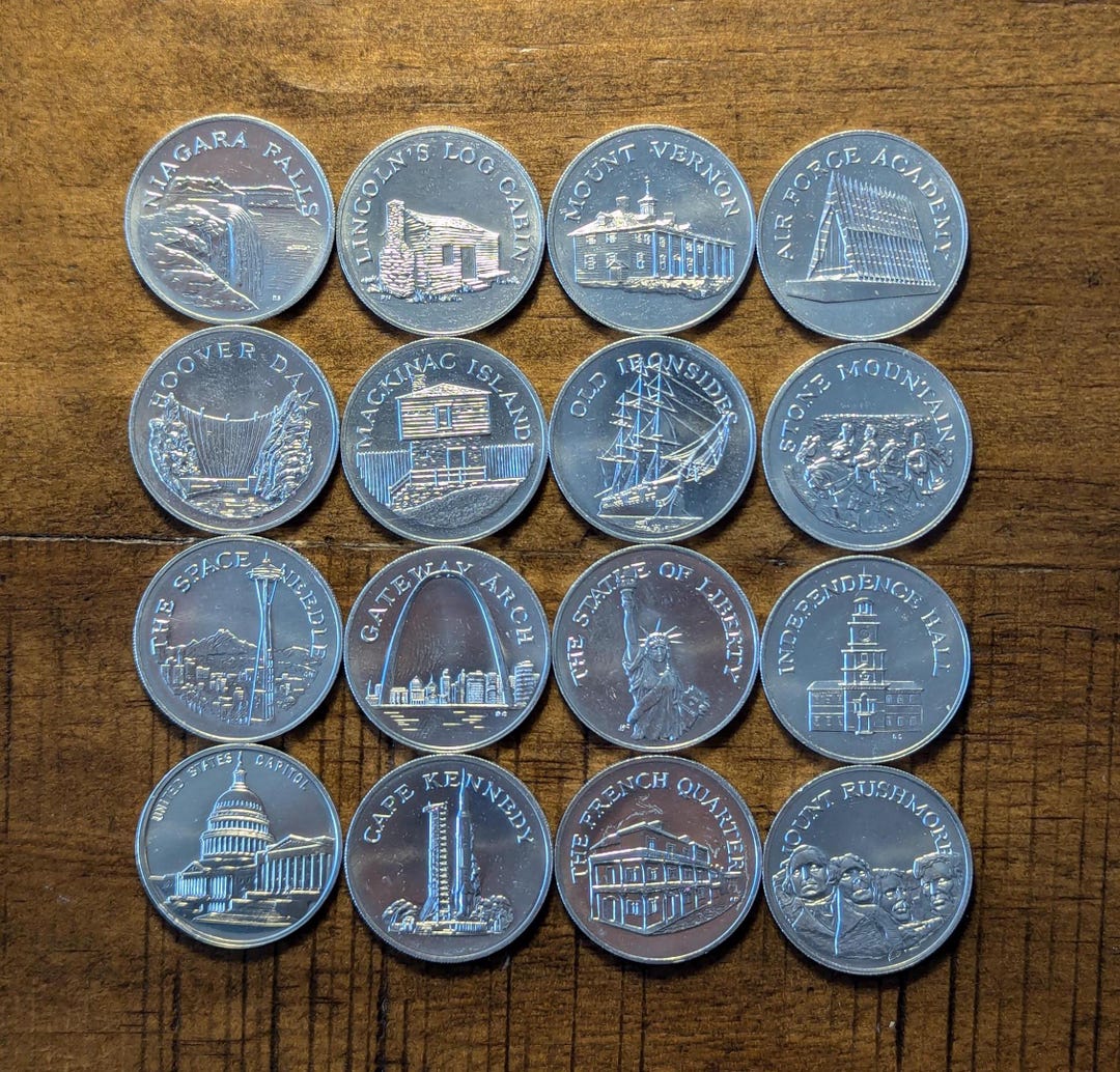 1960's Sunoco Sun Oil Co. Landmarks of America Niagara Falls Hoover Dam ...