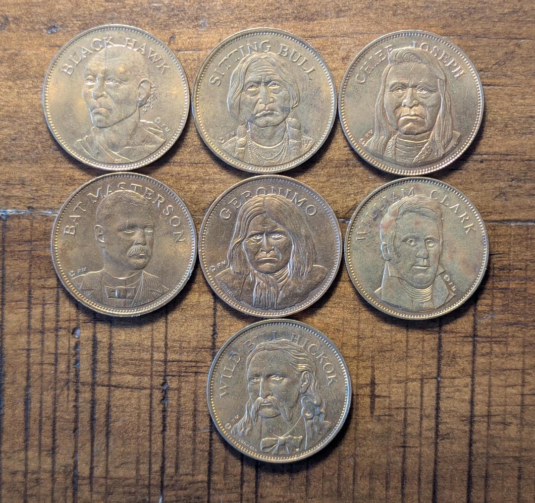 Black Hawk Sitting Bull Chief Joseph Bat Masterson Geronimo William ...