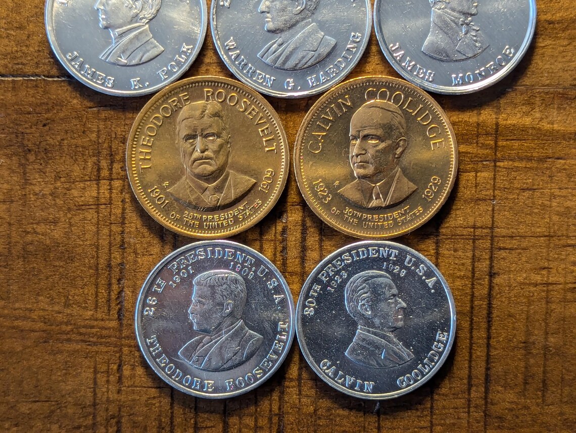 James Polk Warren Harding James Monroe Theodore Roosevelt Calvin ...