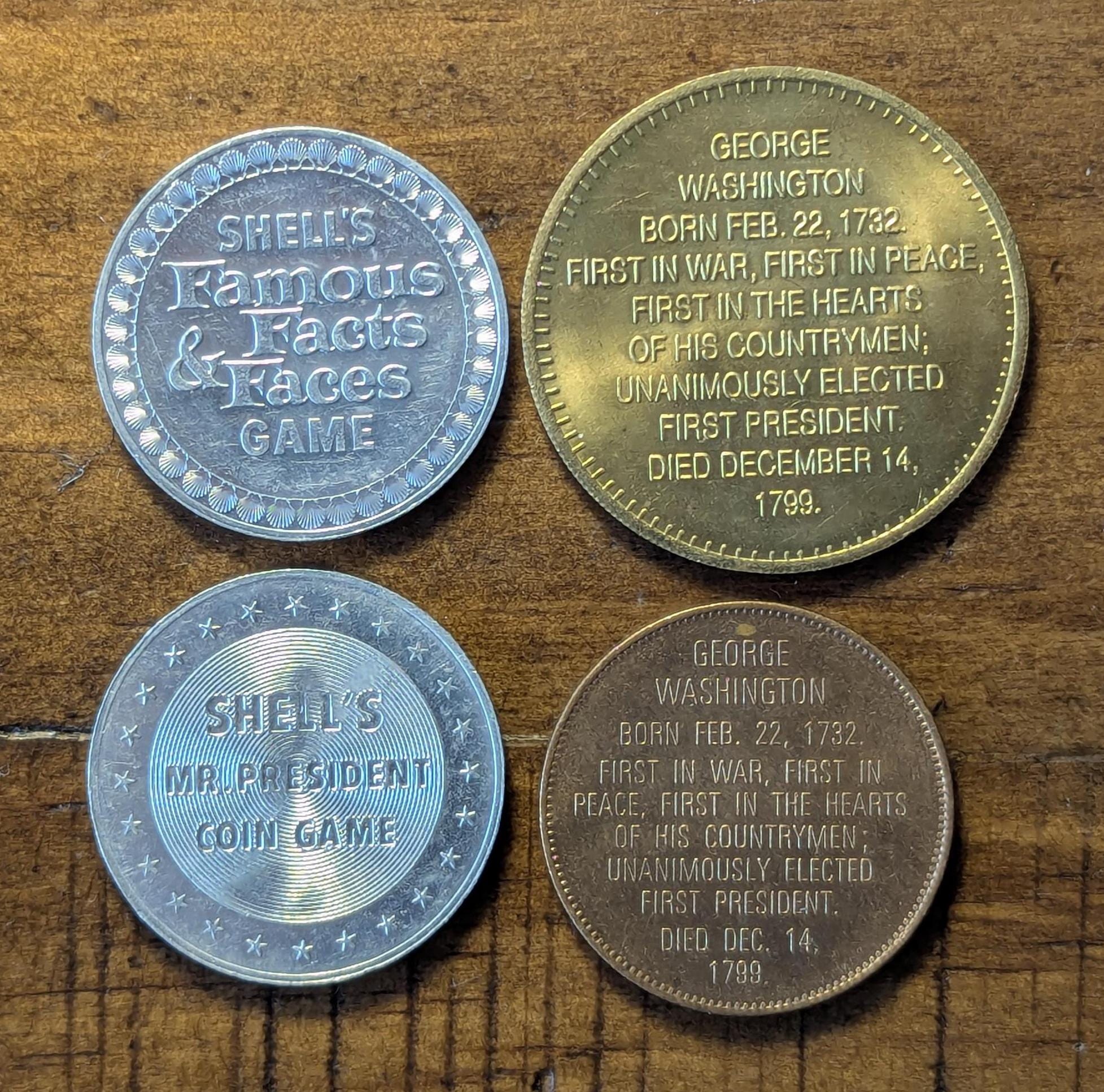 1789-1797 George Washington 1st President United States Commemorative ...
