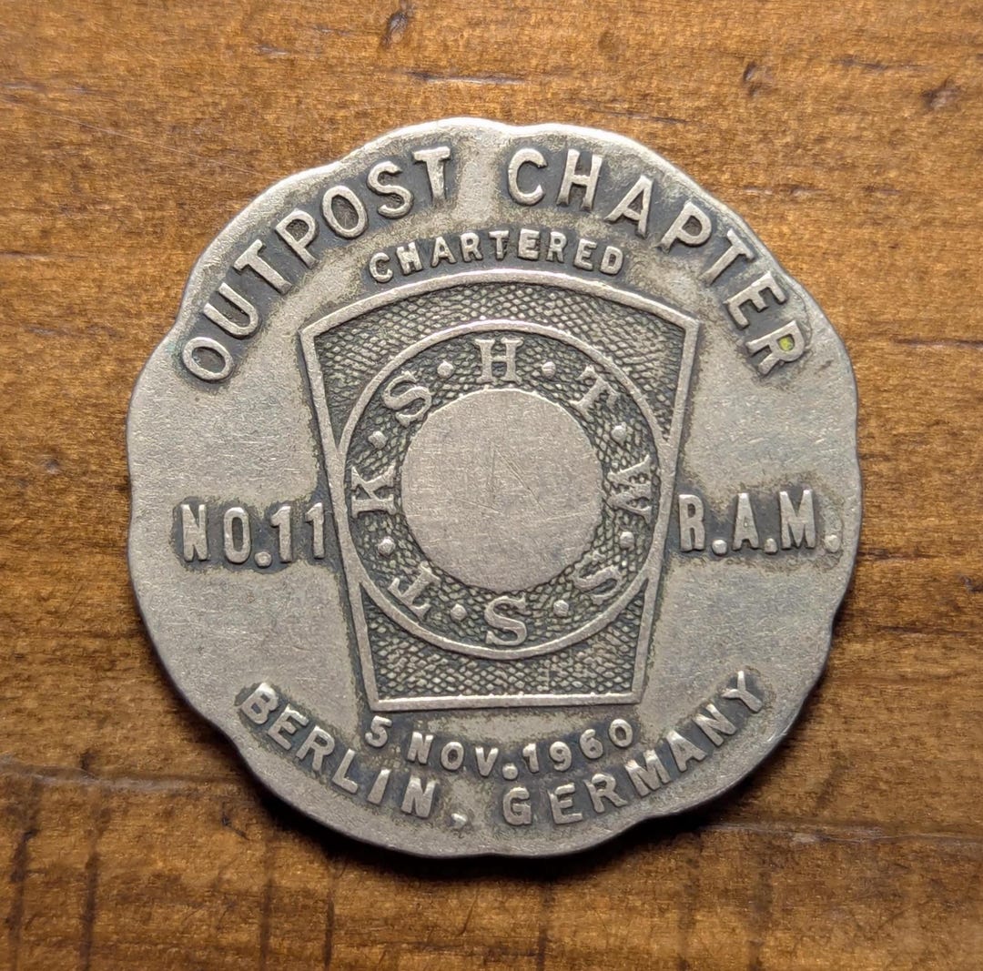 1960 Berlin, Germany Outpost Chapter No. 11 Masonic Military Cold War ...