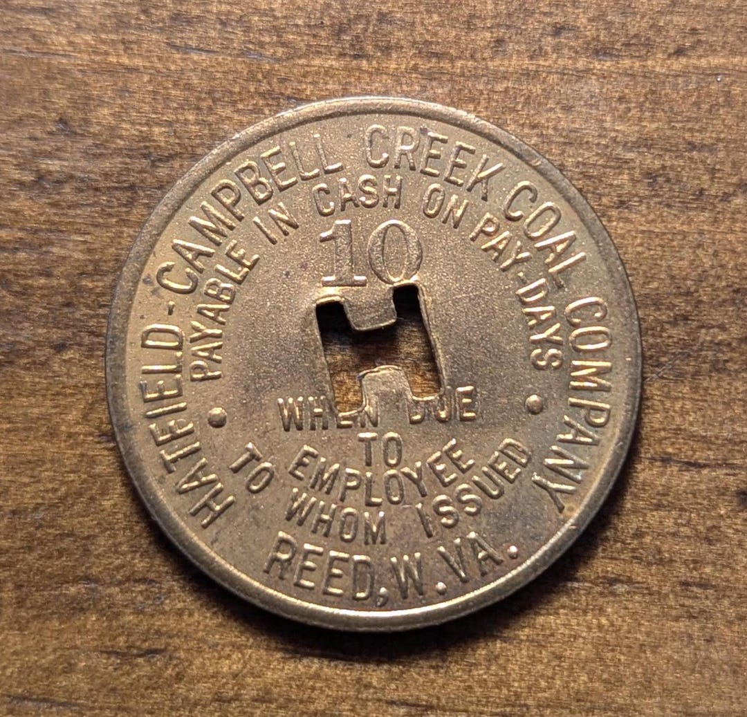 1950 Reed, West Virginia WV Hatfield Campbell Creek Coal Co. 10 Company ...