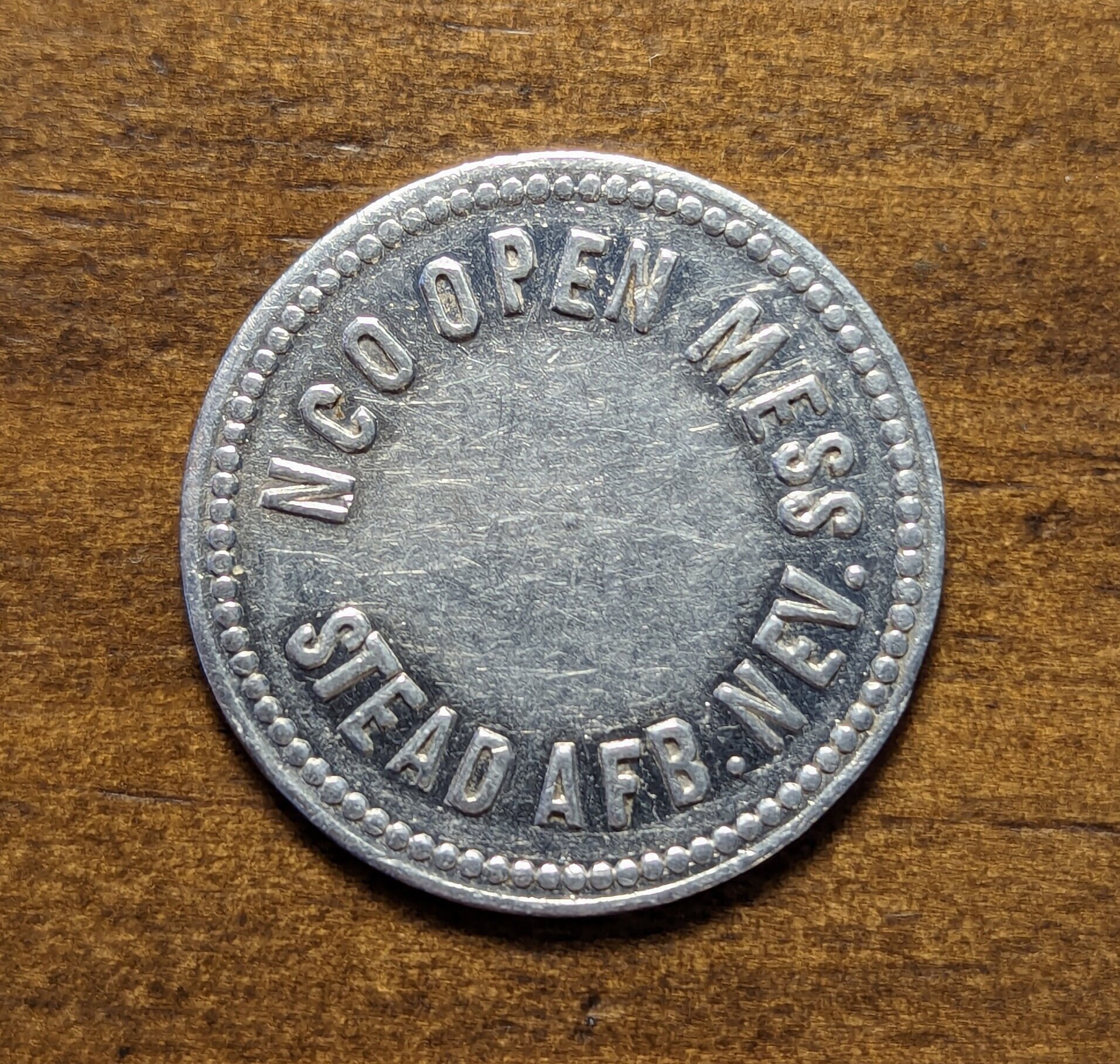 Stead Air Force Base Nevada NV NCO Open Mess Good for 10 Cents Military ...