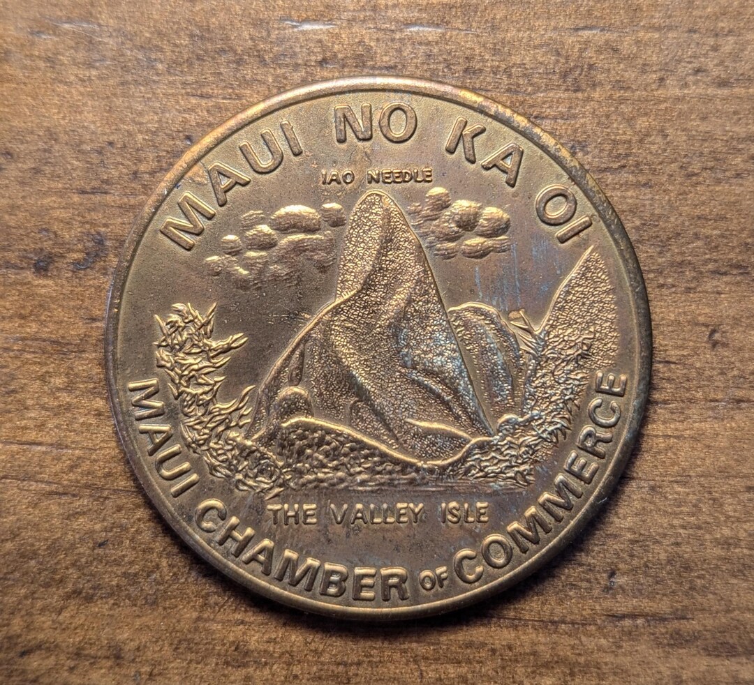 1973 Maui, Hawaii HI the Valley Isle Lahaina First Capital so Called ...