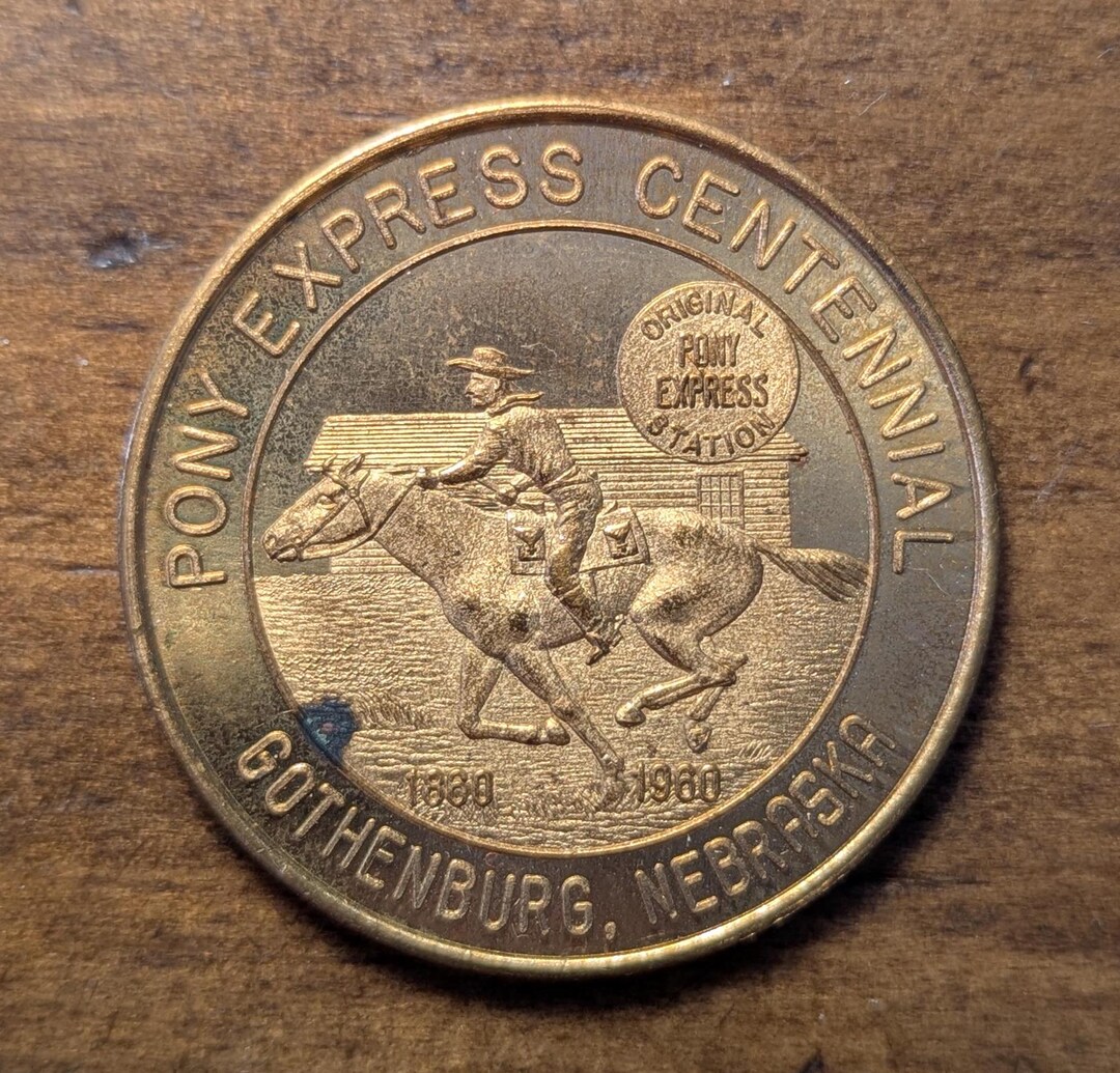 1960 Pony Express Centennial Gothenburg, Nebraska NE Station Image ...